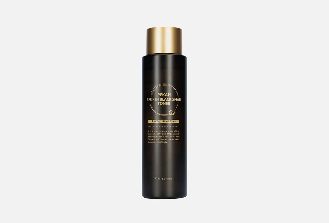 Pekah Rebirth Black Snail Toner Тонер с муцином черной улитки 150мл
