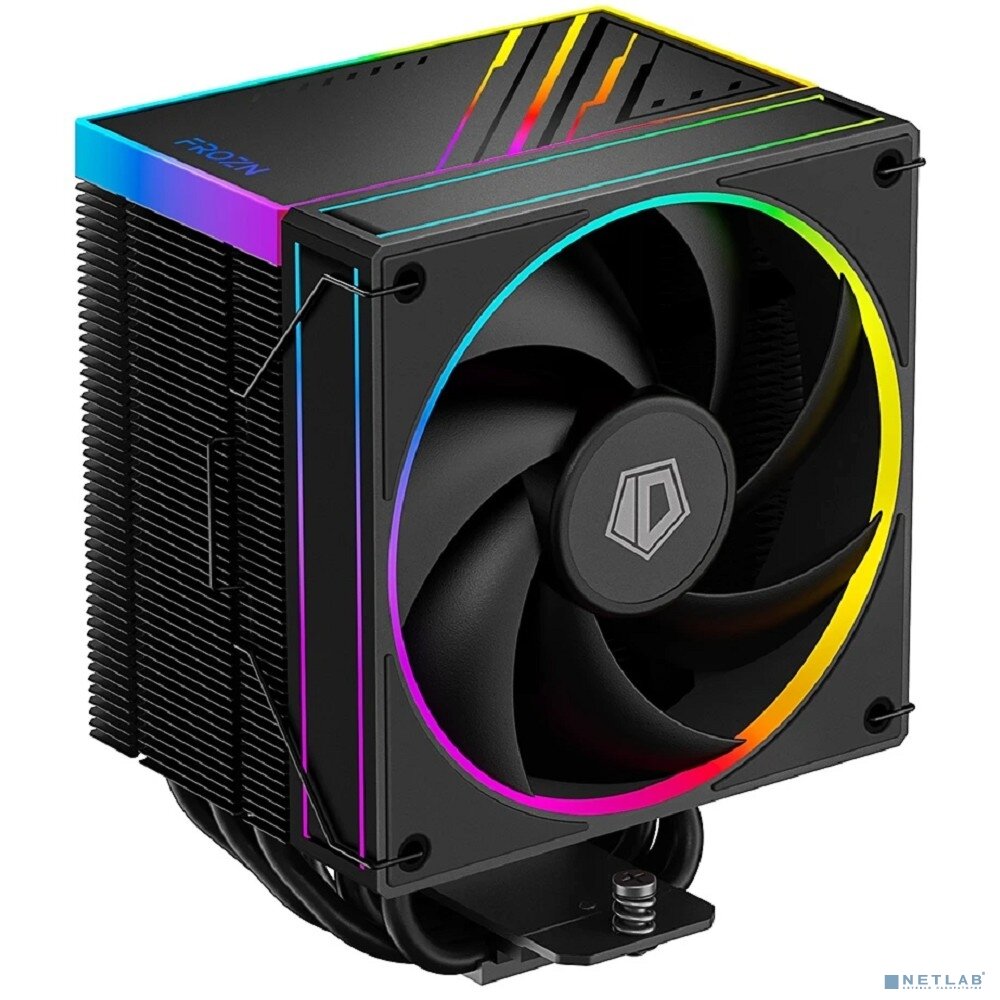 Cooler ID-Cooling FROZN A610 ARGB (LGA20XX/1700/1200/115X/AM5/AM4 TDP 260W, PWM, черный, 6 тепл. трубок + медная база, FAN 120mm)} RET