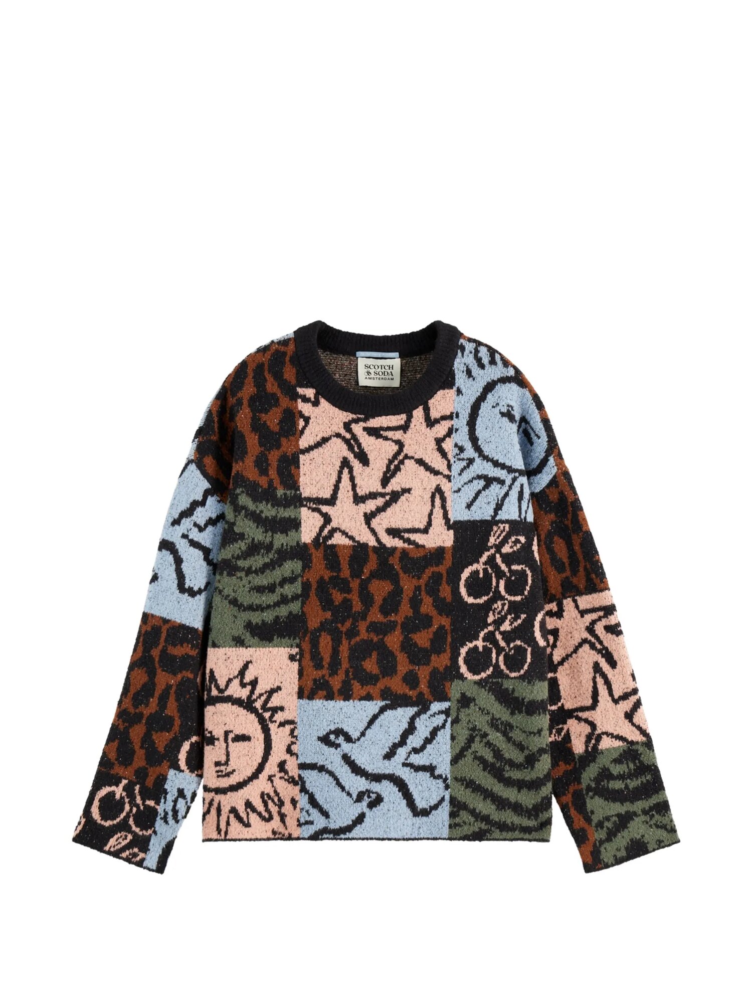 Свитер Patchwork intarsia-knit sweater