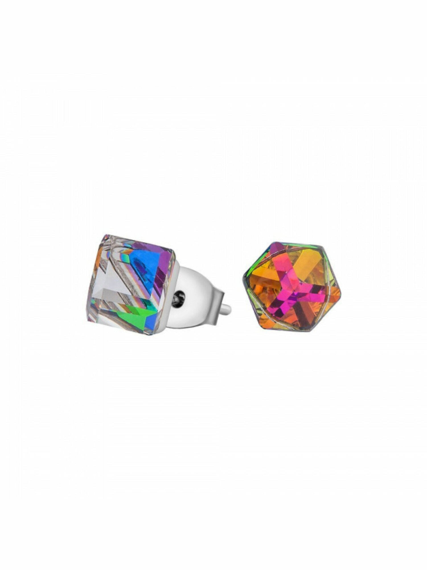 Серьги пусеты, кристалл, кристаллы Swarovski, хрусталь