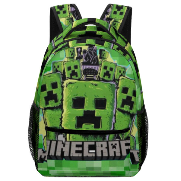 Школьный рюкзак Minecraft двусторонний принт 20л стильный