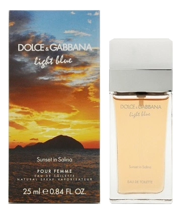 Аромат Дольче Габбана Лайт Блю Сансет Ин Салина 25 мл женский - Dolce & Gabbana Sunset In Salina