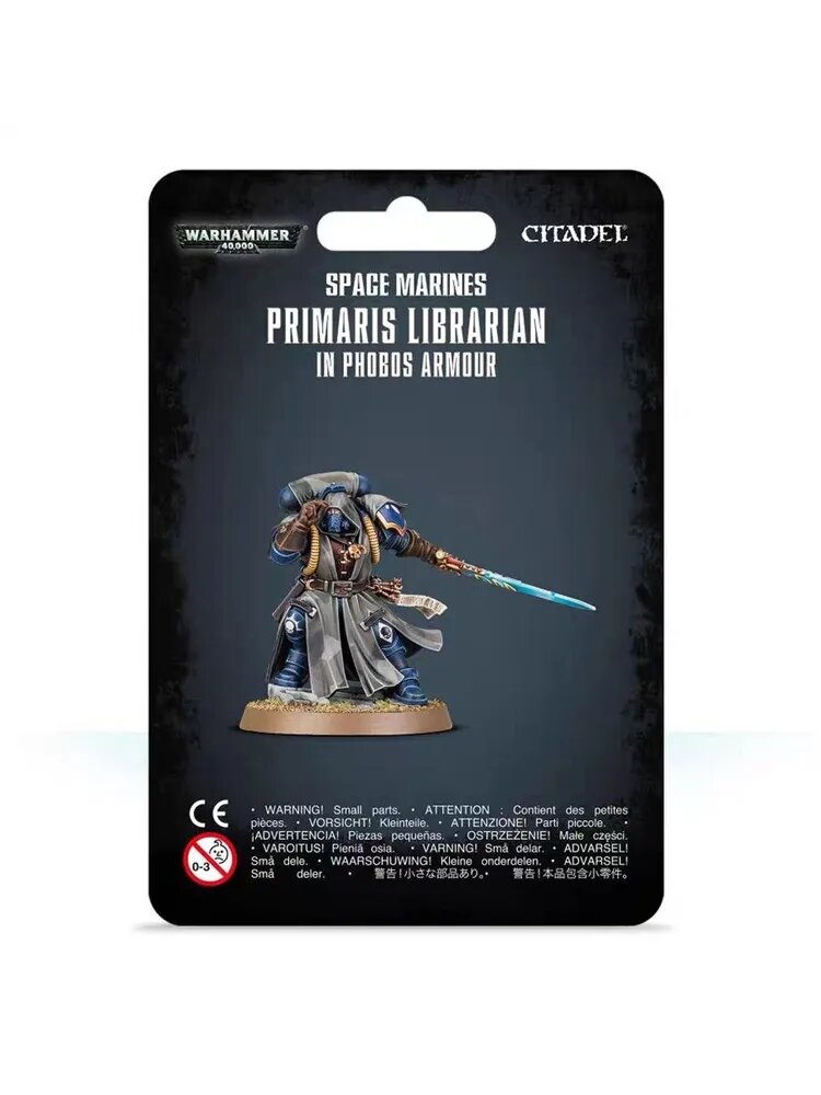 Миниатюры Warhammer 40,000: Space Marines: Primaris Librarian in Phobos Armour