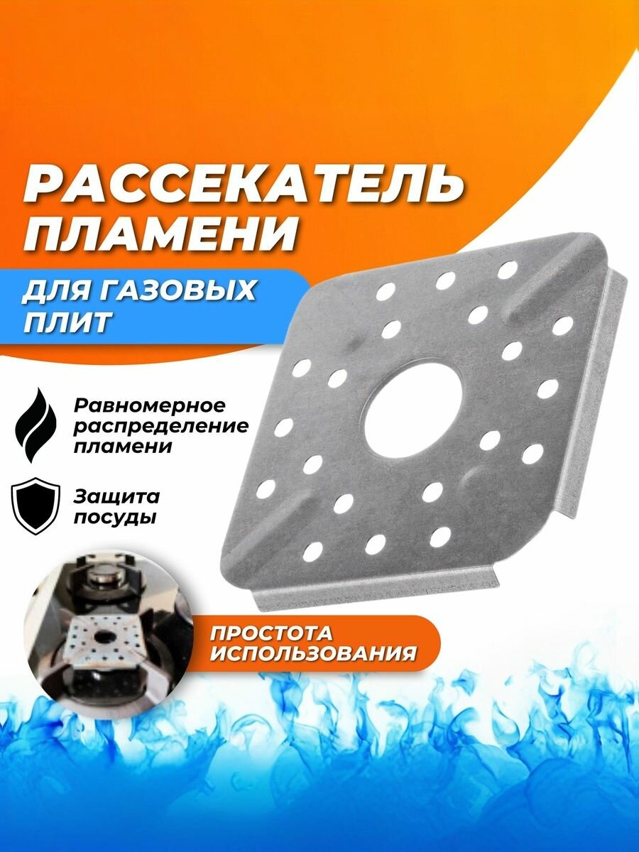 Рассекатель для газовой плиты / Подставка для турки и кофейника / Рассекатель пламени для кофе под турку для приготовления кофе