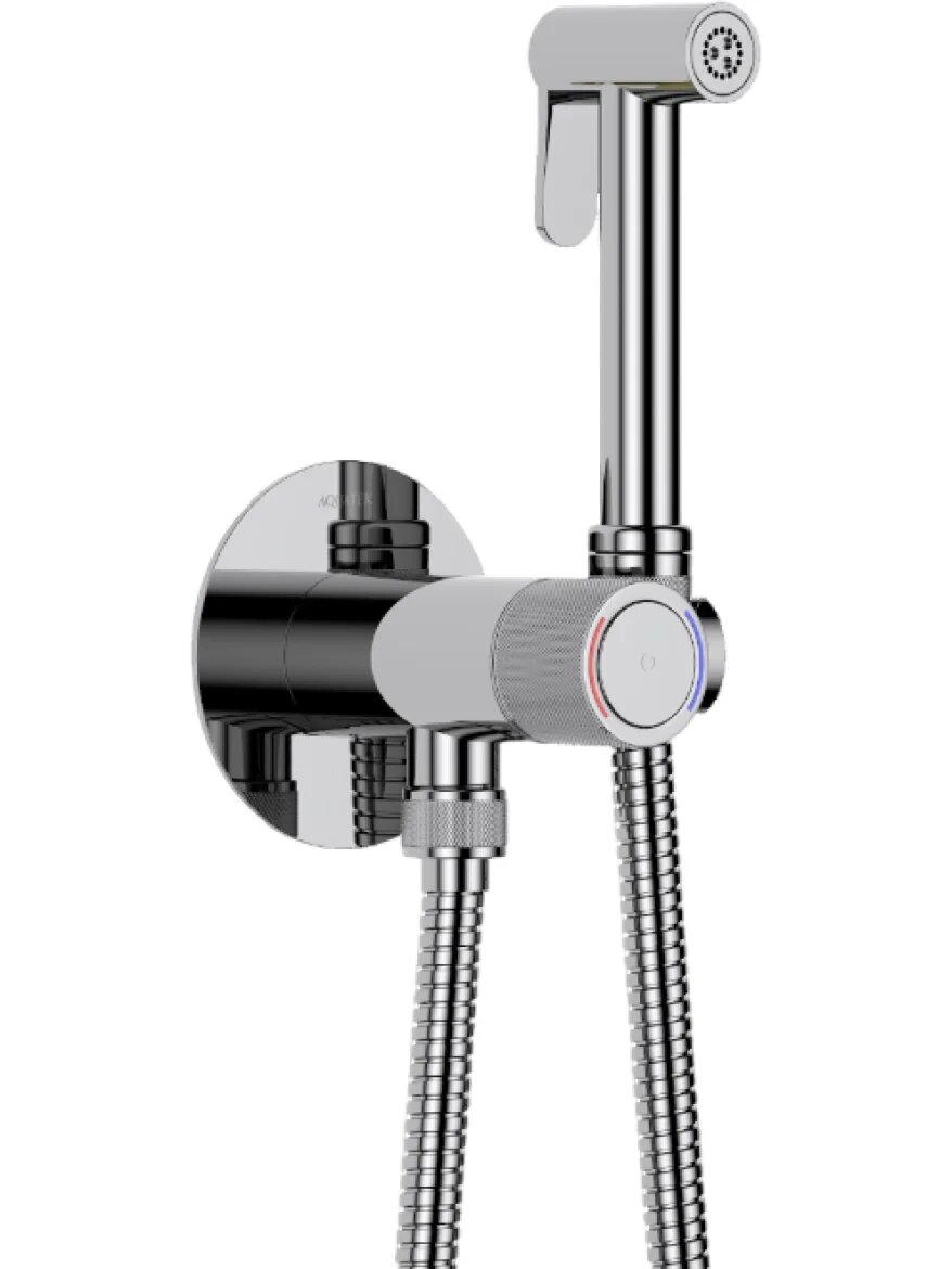 Гигиенический душ AQUATEK Бетта AQ1023CR со смесителем, С внутренней частью, хром