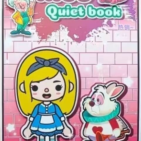 Книжка-игрушка Hello Kitty Магнитный домик с куклой из ламинированной бумаги для творчества