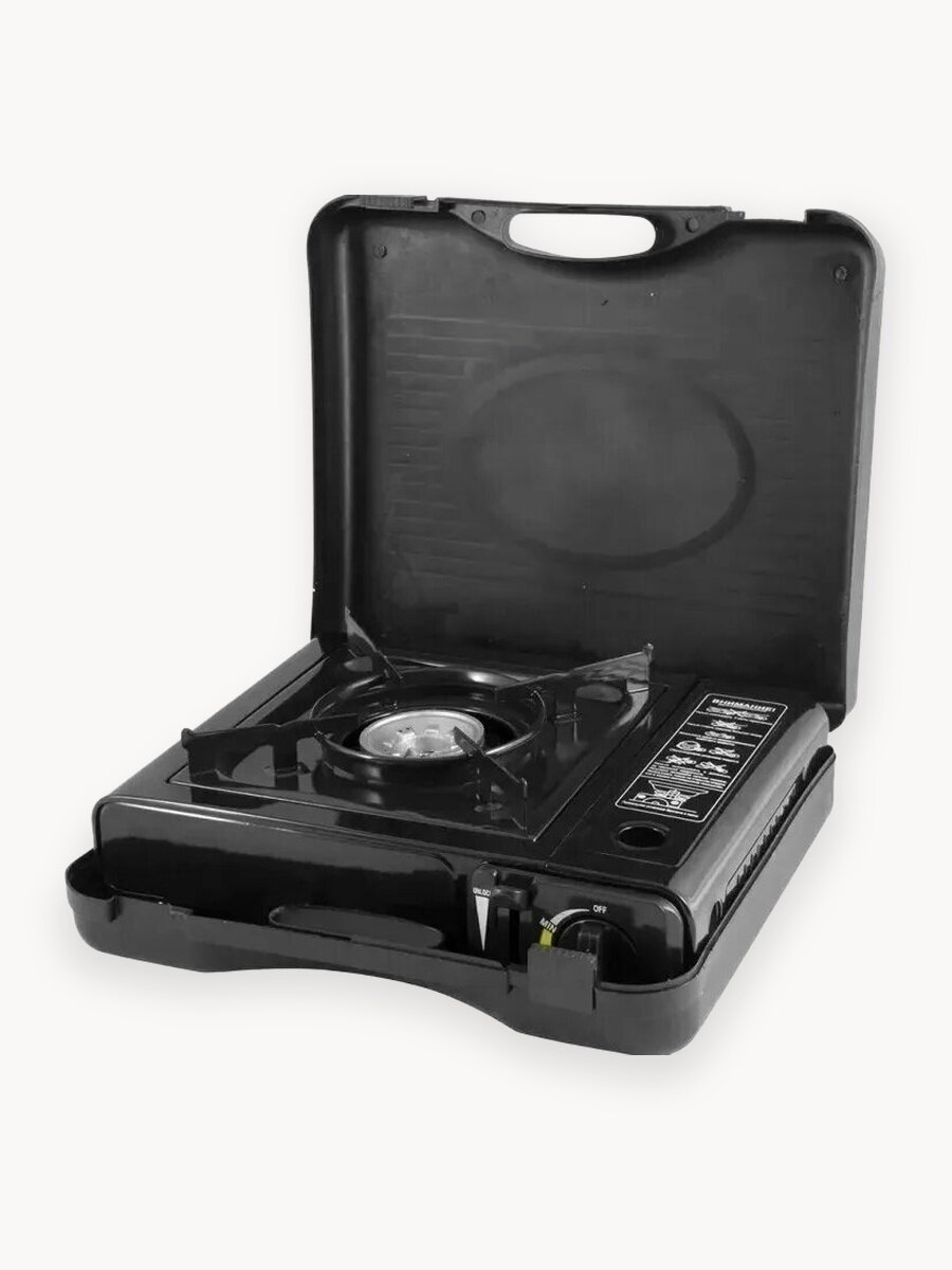 Плита туристическая газовая (В чемодане) / Портативная походная плитка горелка