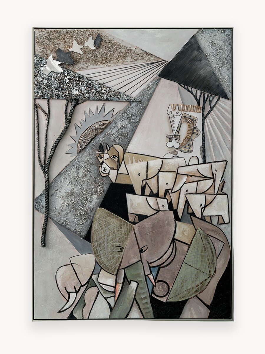 Репродукция (картина) Agave SAFARI (Италия), размер 80*120, настенная