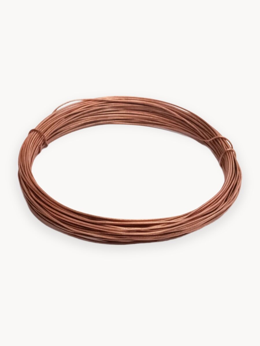 Медная проволока мягкая для сварки М-1М, диаметр 0,6мм, длина 10м