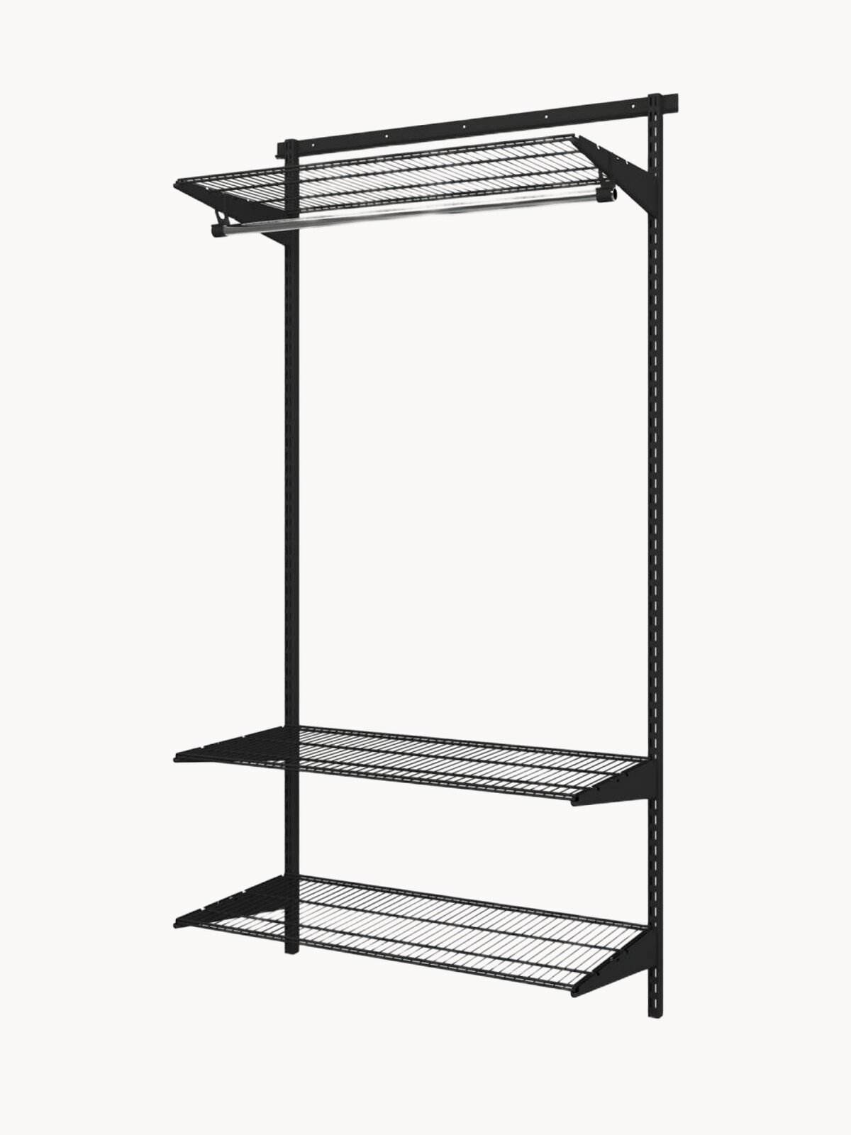 Гардеробная система, гардеробная Abelle AB-145 черный, Металл, 100х205х45см