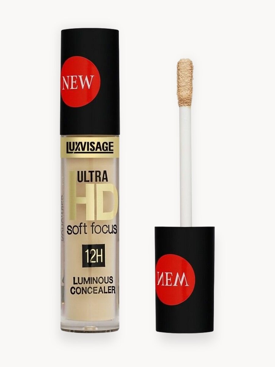 Светоотражающий консилер для лица Luxvisage Ultra HD Soft Focus 12H 13 Beige 3,7г