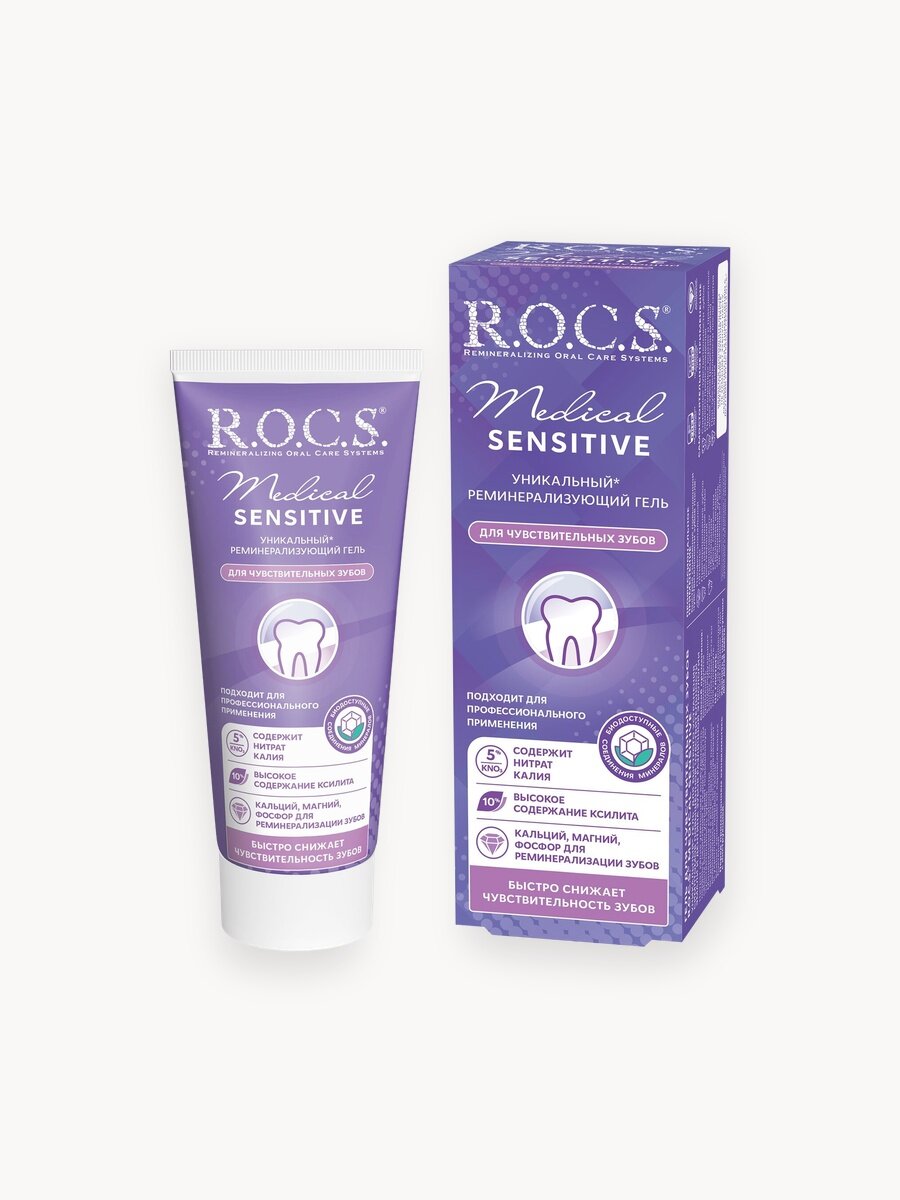R.O.C.S. Гель для чувствительных зубов Medical Sensitive, 45 г