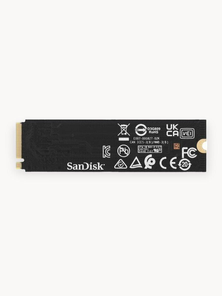 SSD диск Western Digital M.2 2280 WD Black SN7100 PCIe 4.0 x4 1TB (WDS100T4X0E)