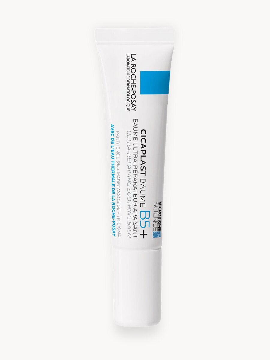 La Roche-Posay Cicaplast Baume B5+ Успокаивающий восстанавливающий бальзам для лица и тела с пантенолом, маслом ши (карите) и цинком, 15 мл