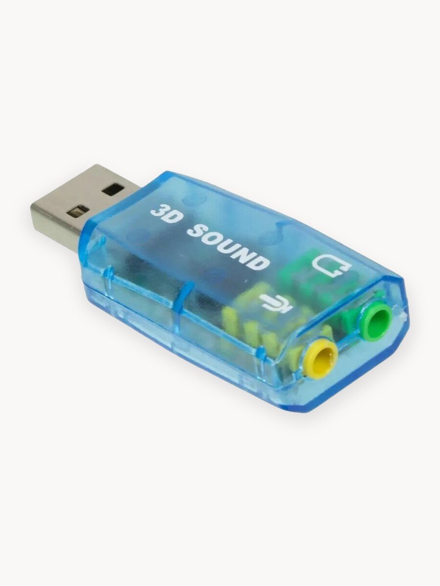 Звуковая карта USB TRUA3D (C-Media CM108) 2.0 Ret ASIA USB 6C V
