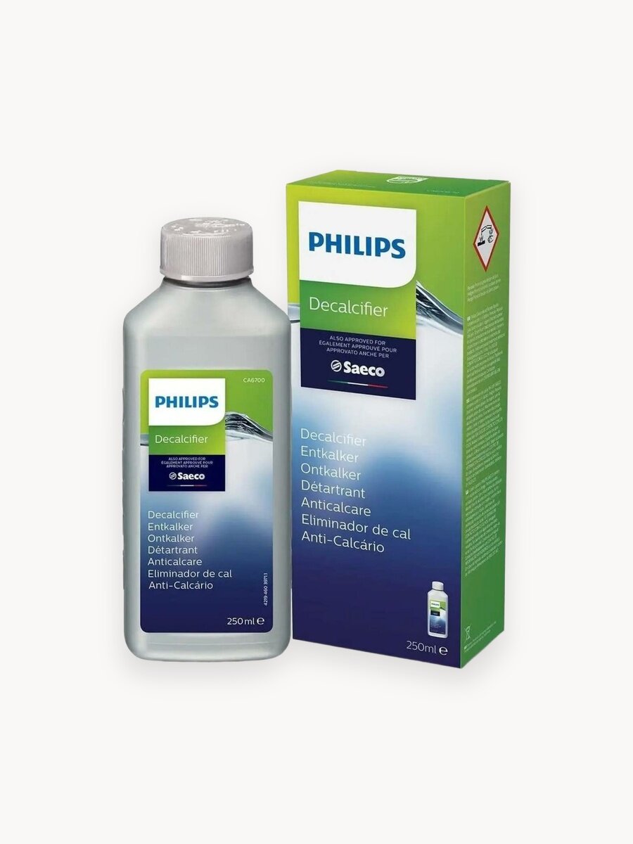 Средство для удаления накипи Philips Saeco CA6700 для кофемашин, 250мл.