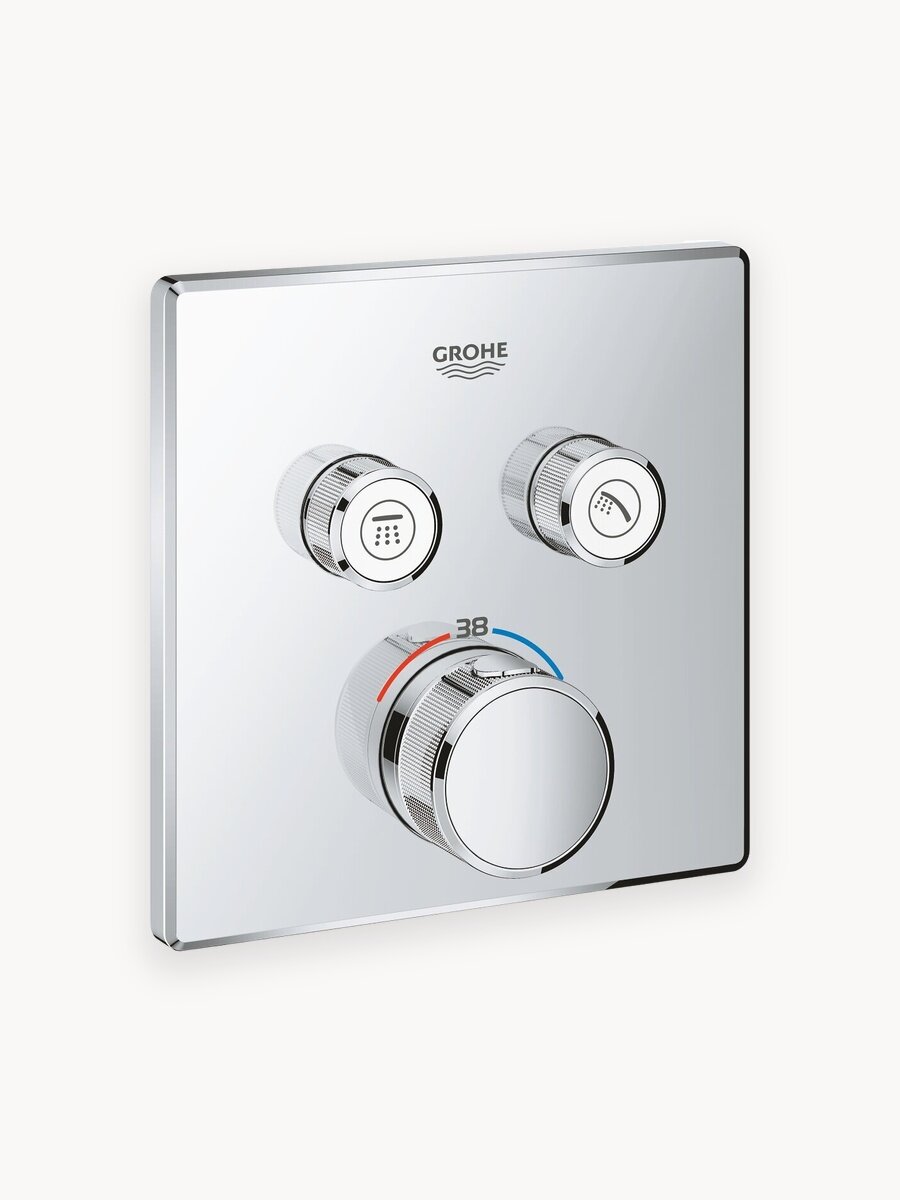 Термостатический смеситель для ванны Grohe SmartControl, хром, Германия