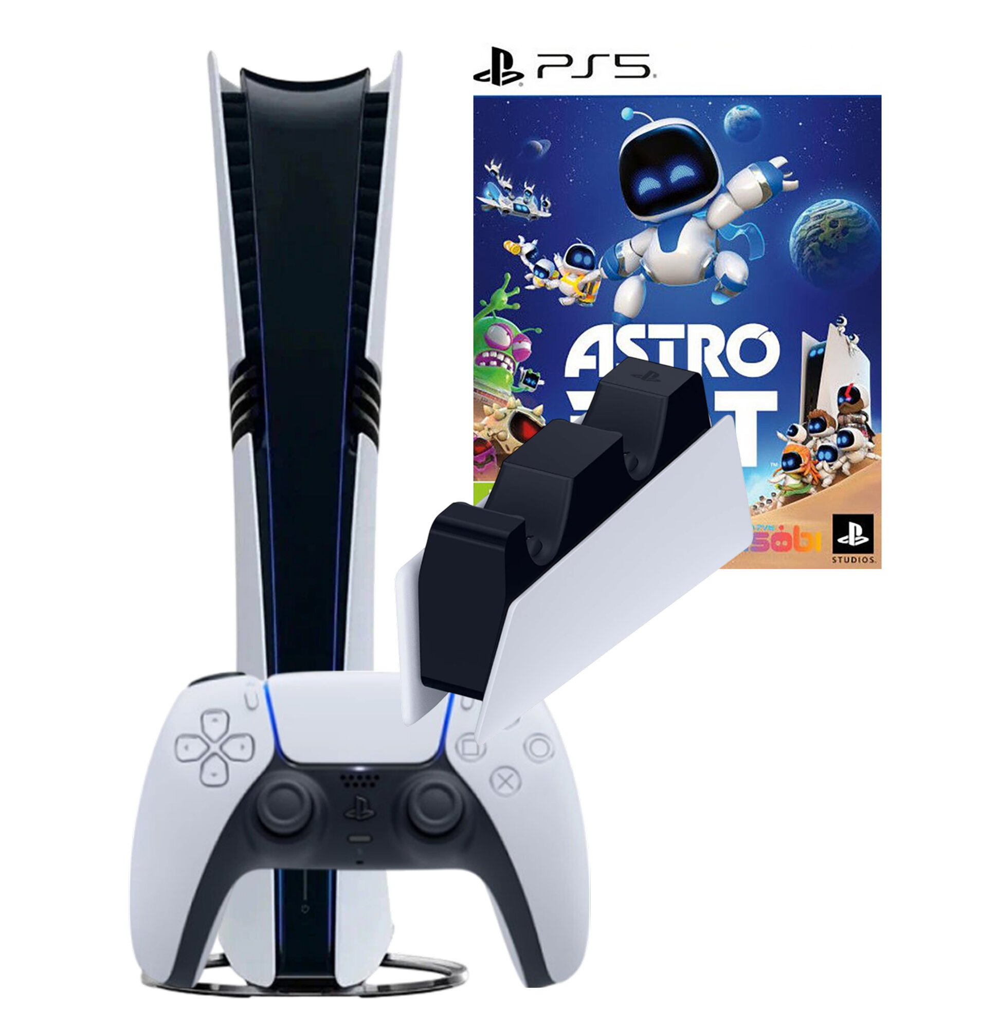 Игровая приставка PlayStation 5 Pro+ игра Astro Bot+станция зарядки