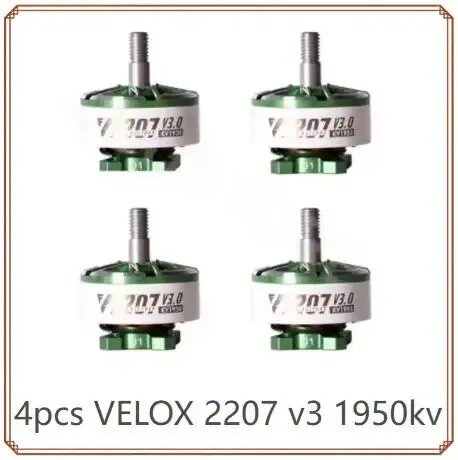 Brushless Motor Velox V2207 V3 : варианты KV 1750, 2050kv, 1950 (под аккумуляторы 56S) и 2550 (под 4S)