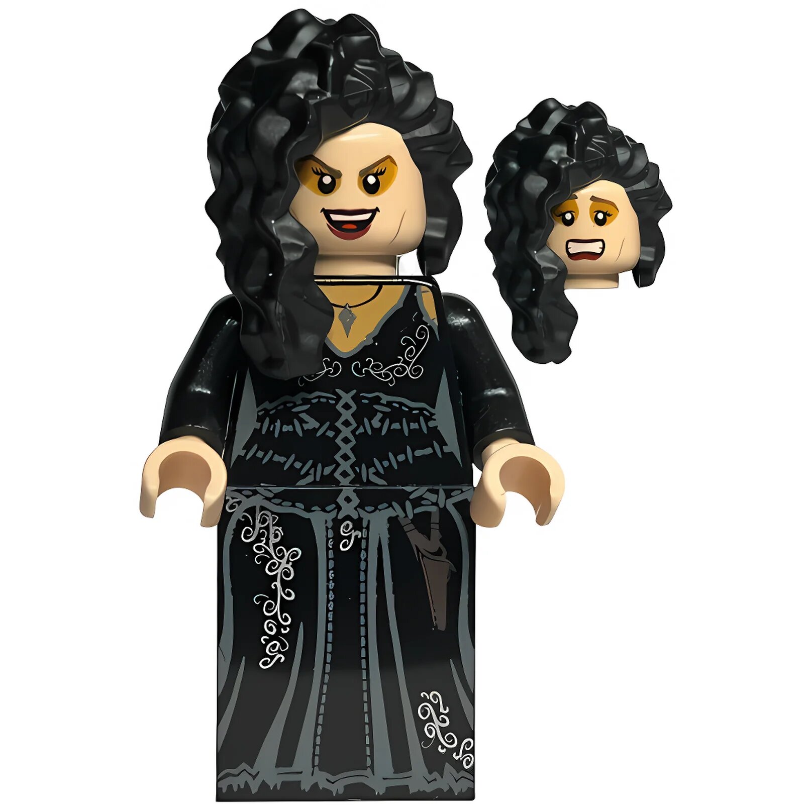 Минифигурка Lego Harry Potter Bellatrix Lestrange - Printed Black Dress hp092 U