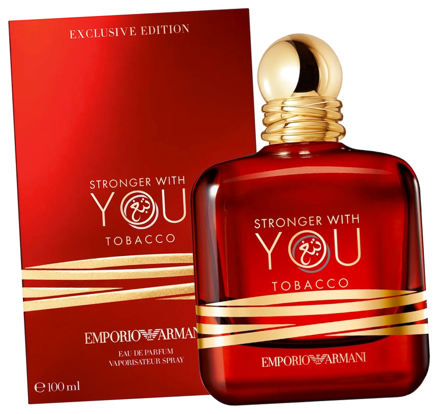 Мужской парфюм Giorgio Armani Stronger With You Tobacco 100 мл / Джорджио Армани Стронгер Тобакко