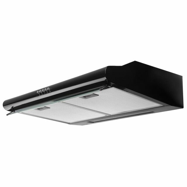 Вытяжка ORE GRONG 60 BLACK 60см 320куб черный, окрашенная сталь