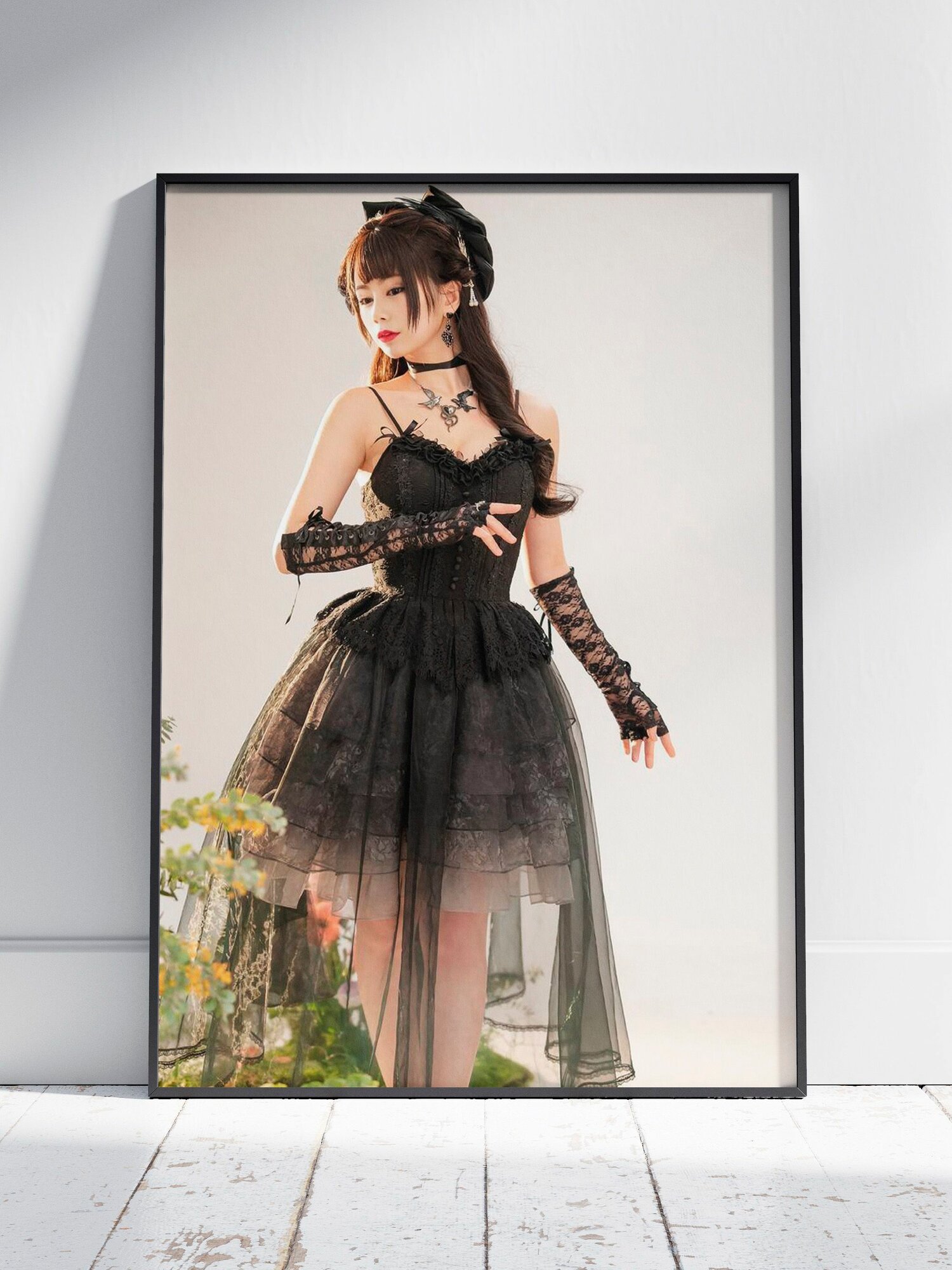 Плакат на стену для интерьера Стиль Лолита (Lolita Fashion Style 10) - Постер по японской моде формата A4 (21x30 см)