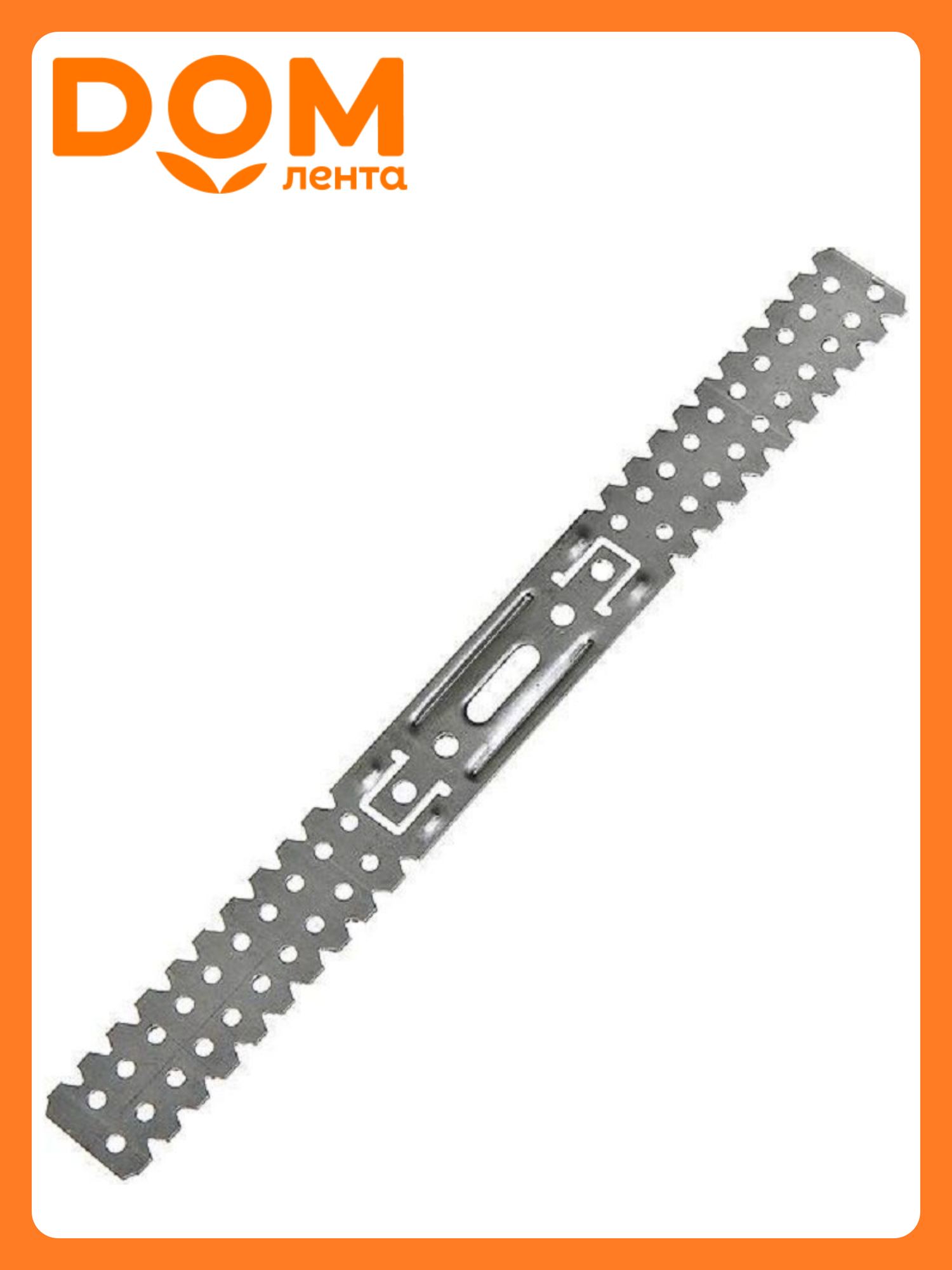 Подвес РБМ Construction, хромированный, сталь, 304х30х0,9мм, 100 шт