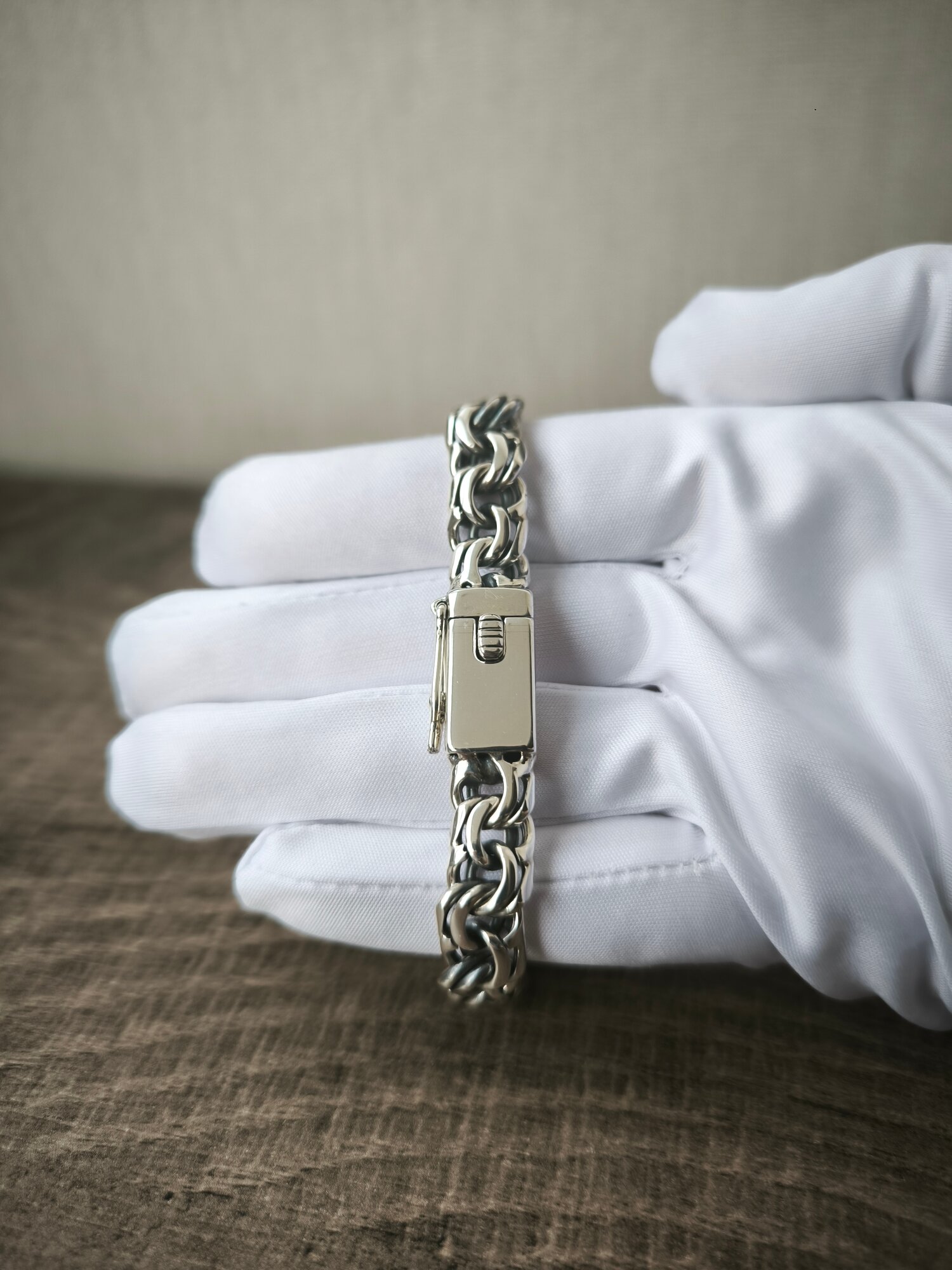 Браслет-цепочка, серебро, 925 проба