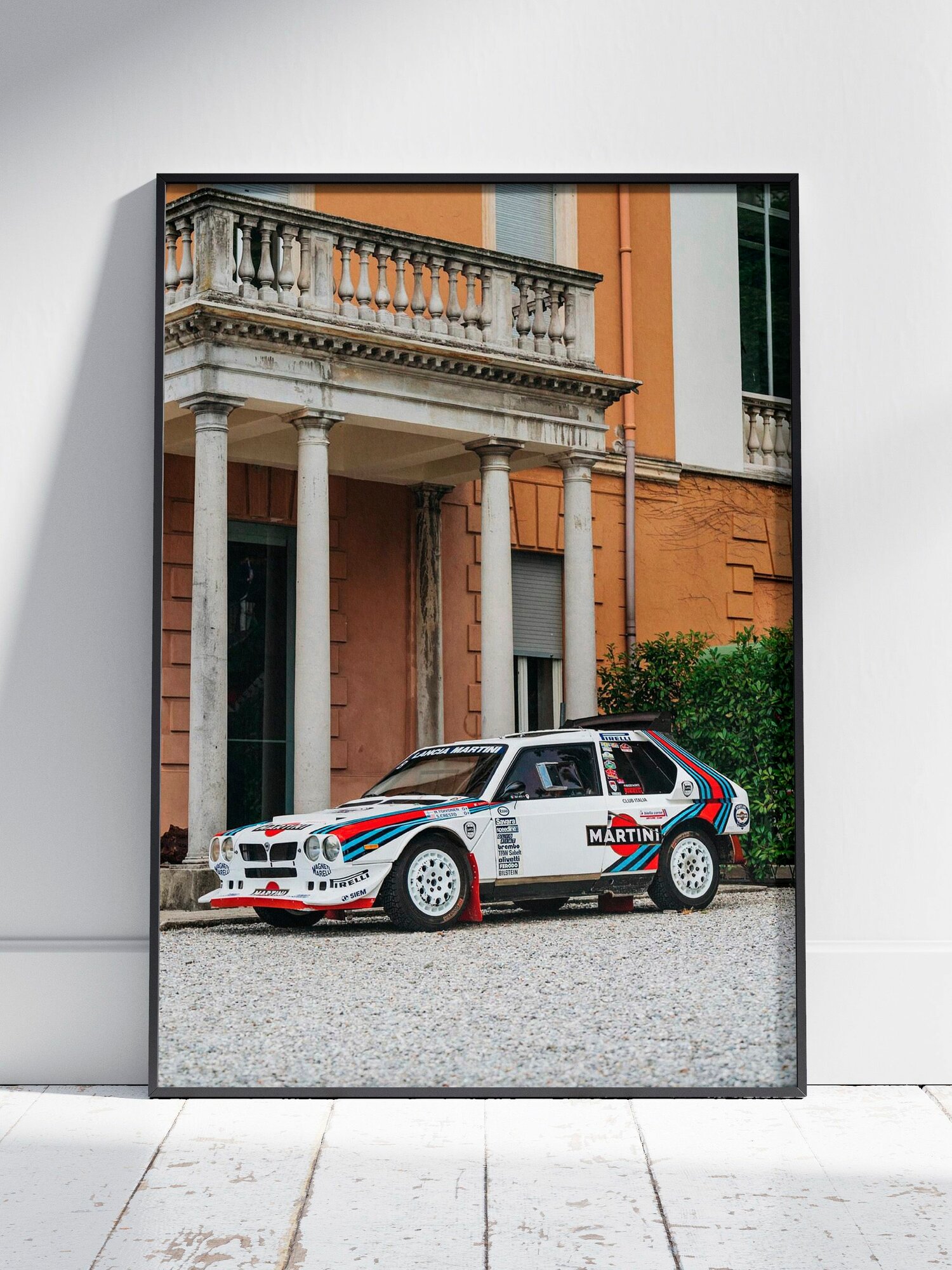 Плакат на стену для интерьера Легенды Авто (Лянча Дельта S4 - Lancia Delta S4) - Постер по машине формата A4 (21x30 см)