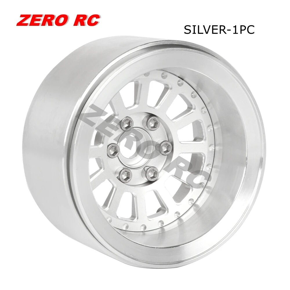 Серебряные RC колеса 2.2" Zero RC 1PC
