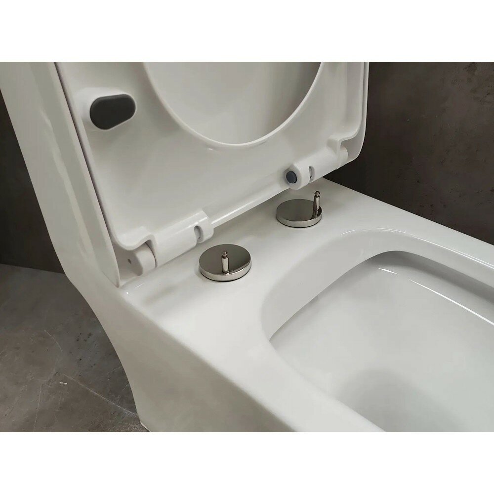 Унитаз Bloomix Prima MD5076R/UF2 Ceramic+ моноблок безободковый — фото 1