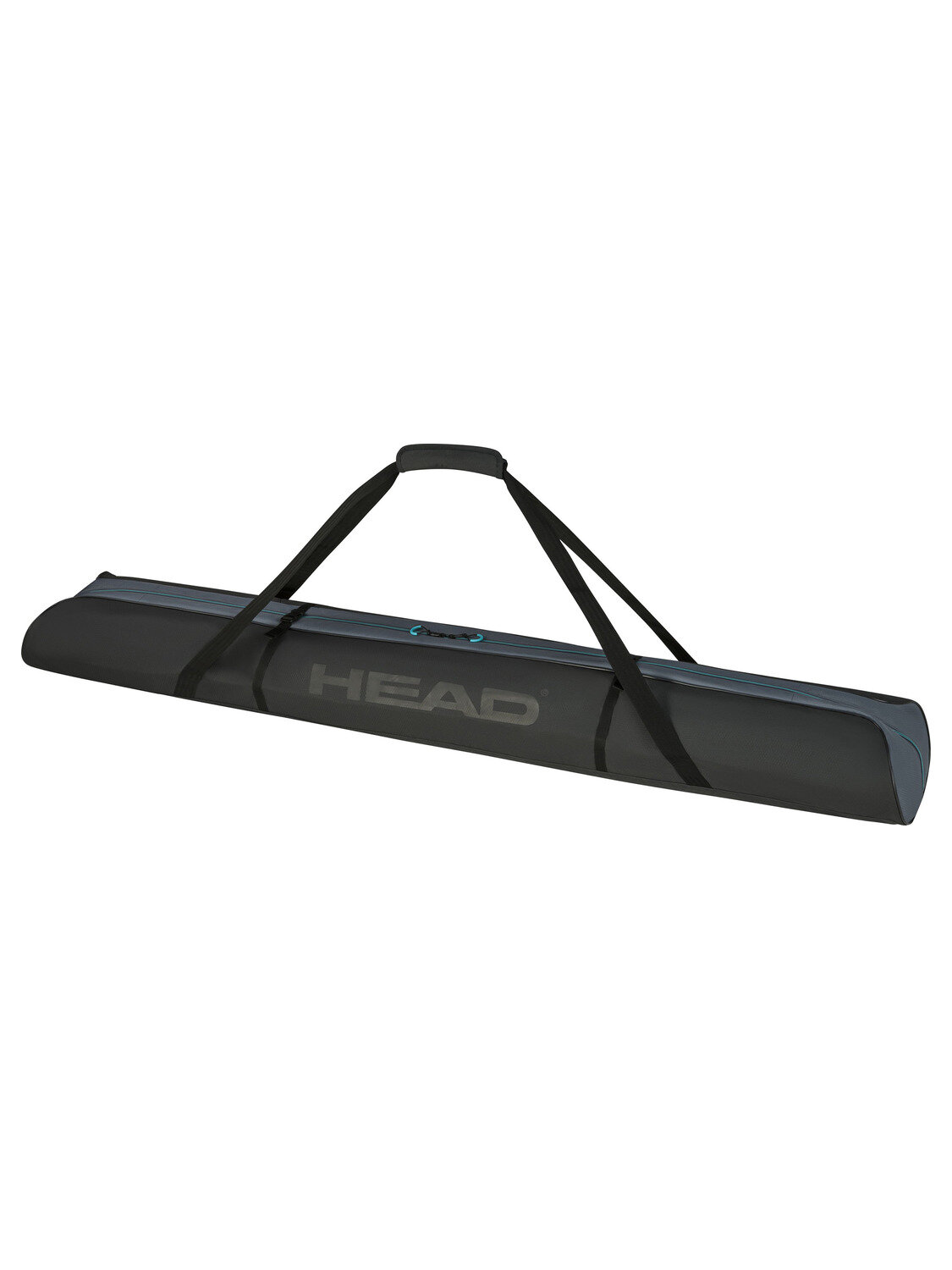 Чехол г/л двупарный Head Double Ski Bag Black/Anthracite (175) 25/26 Черный, для мужчин , Черный