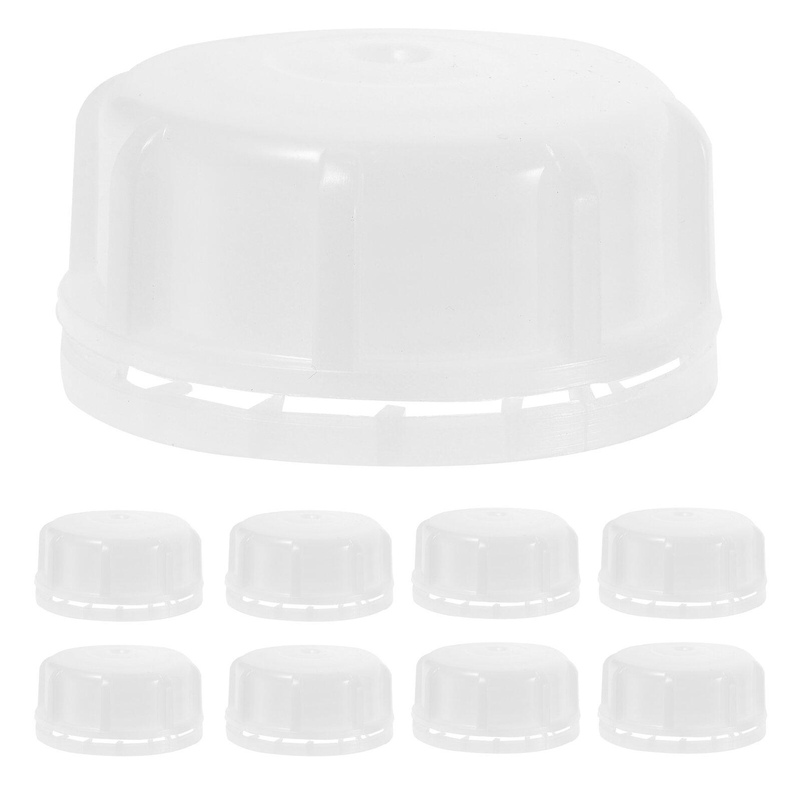 Крышка для пластикового ведра белая, герметичная, для канистр 20-30 литров, 12 штук в наборе