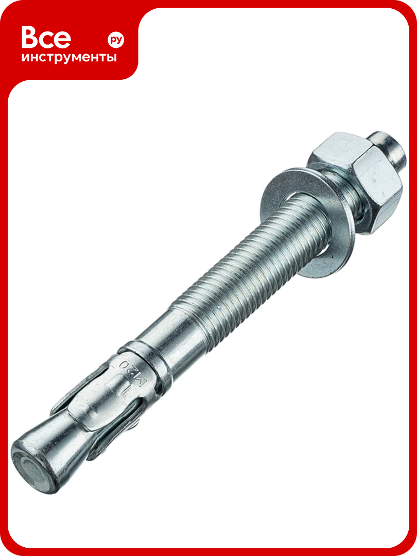 Анкер Tech-Krep клиновой WAM 20x300 1 шт. - стикер 155164