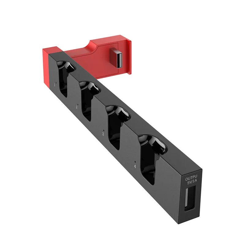 Зарядная станция для Joy Con Ipega 4 в 1 Black and Red