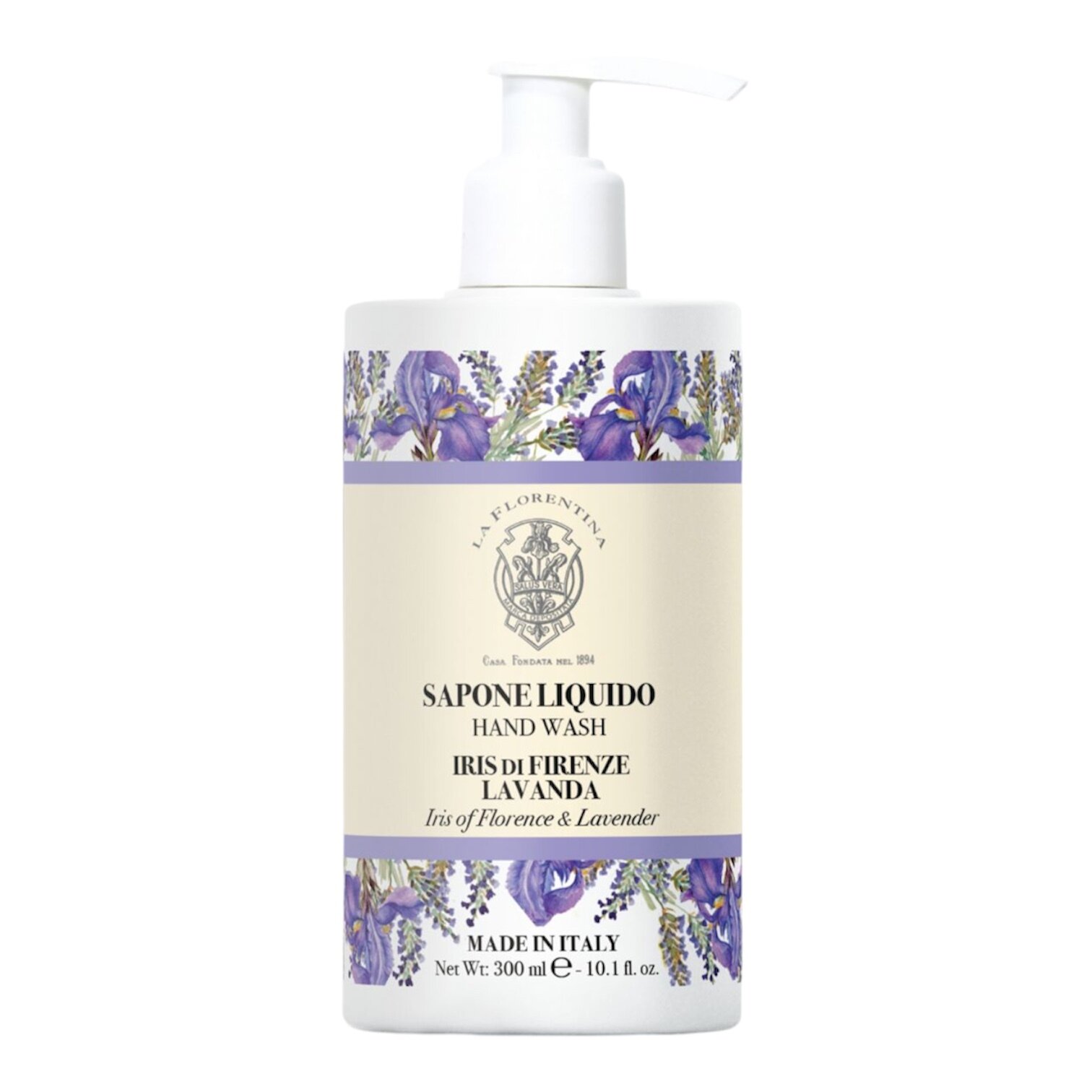 Жидкое мыло La Florentina Iris Of Florence And Lavender 300 мл / Флорентина Флорентийский Ирис И Лаванда