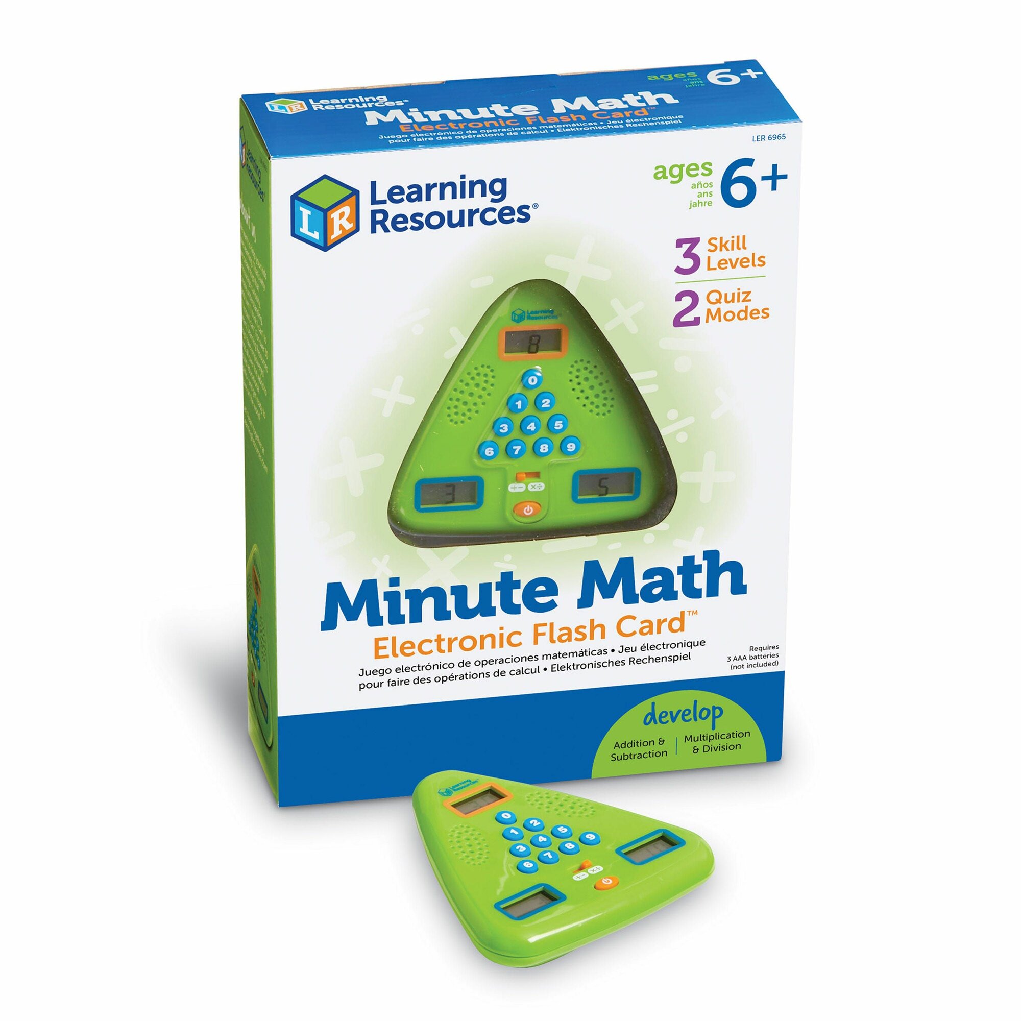 Развивающая игрушка Learning Resources - Электронная математическая игра Minute Math - LER6965
