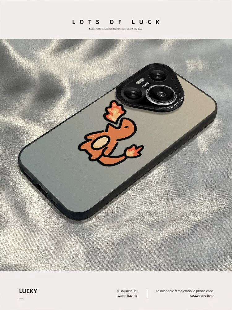 Силиконовый чехол для Huawei Mate 80 Pro Max с рисунком пламенного дракона и черным фоном