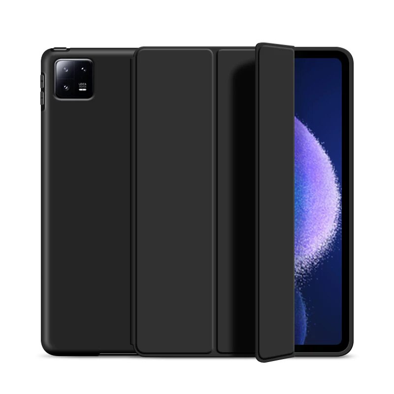 Защитный чехол для Xiaomi Redmi Pad 10.6 дюймов, силиконовый, антиударный, полный покрытие с закаленным стеклом,