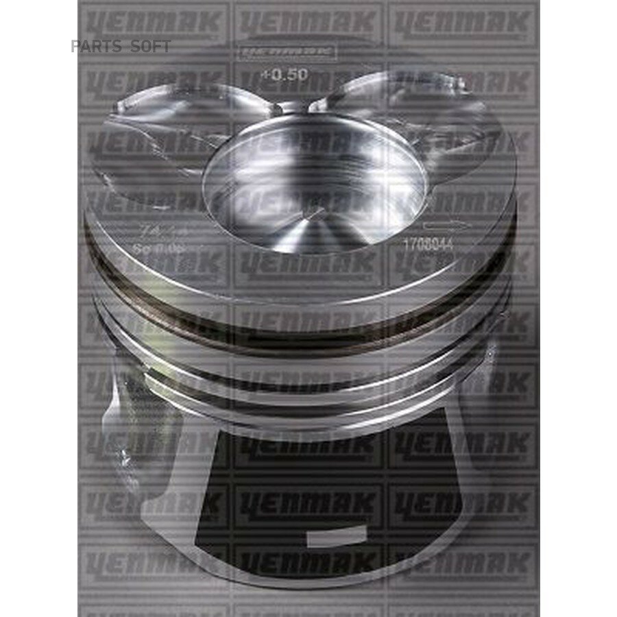 Поршень ДВС с кольцами YENMAK 3103460050 FORD: DV 4 DT; O73,700 MM +0,50 MM