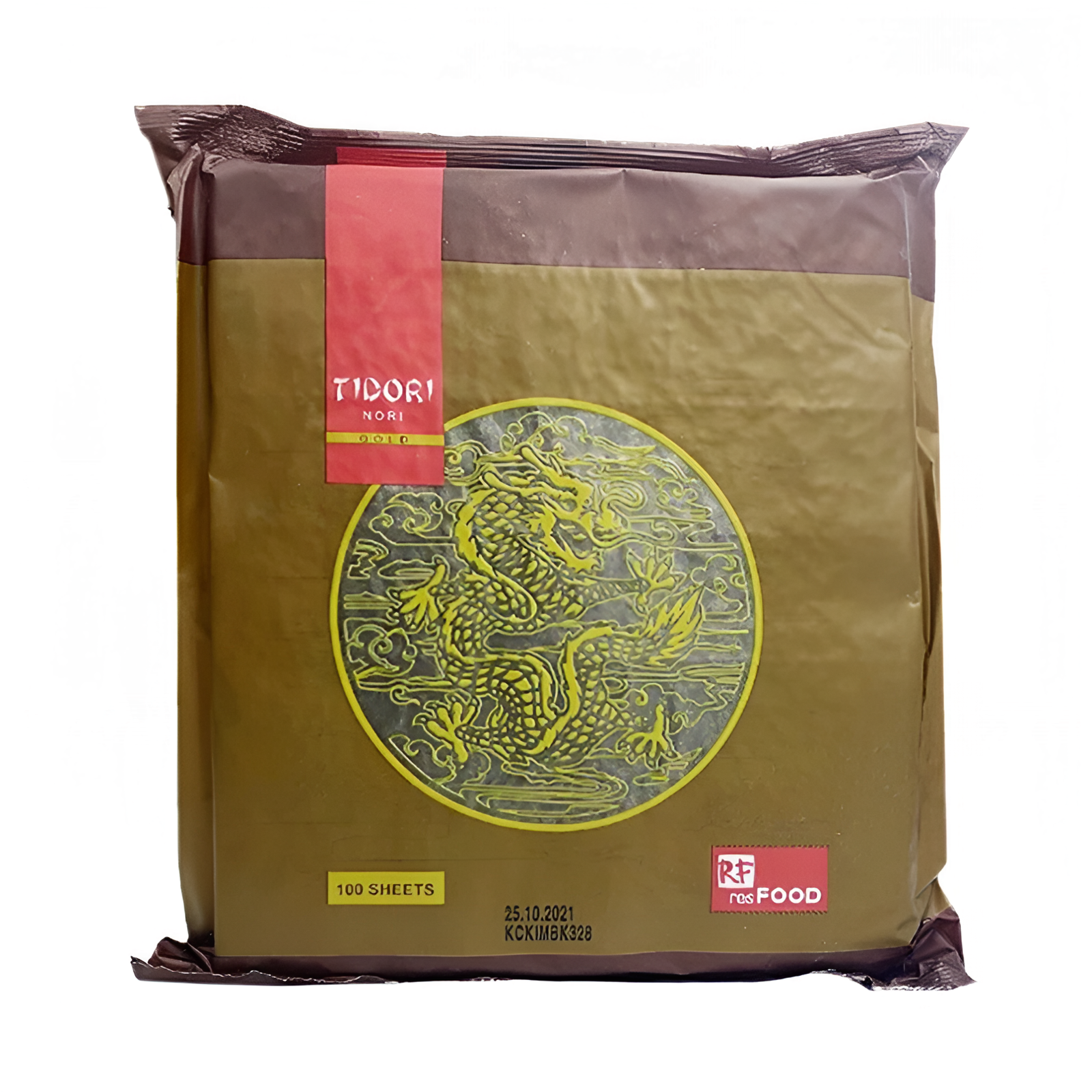Водоросли Tidori Nori Gold, для суши, супов, азиатских блюд, 230г, 100 листьев