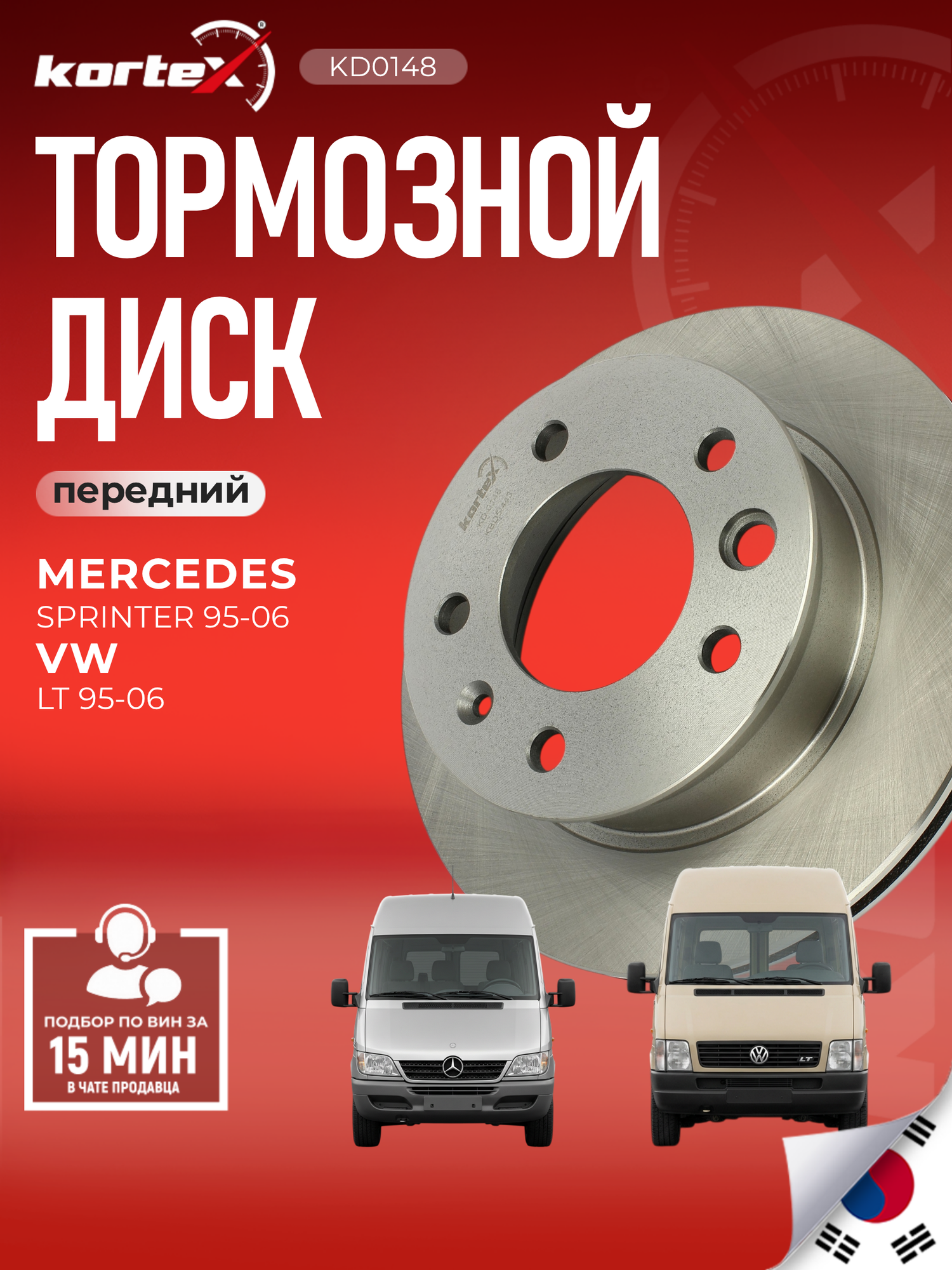 Тормозной диск передний вентилируемый Mercedes-Benz Мерседес Sprinter Спринтер, VARIO, Volkswagen VW Фольксваген LT STA9024210912, PBD2790, M2000439