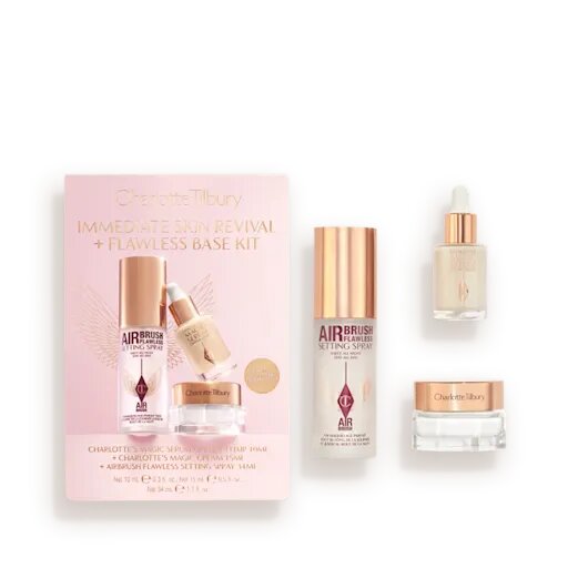 Charlotte Tilbury Набор уходовых средств IMMEDIATE SKIN REVIVAL + FLAWLESS BASE KIT