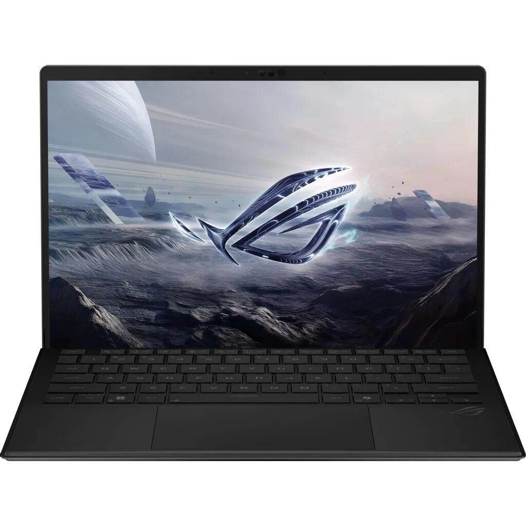 Ноутбук ASUS ROG Flow Z13 GZ302EA-RU045W, 13.4", 2025, трансформер, IPS, AMD Ryzen AI Max+ 395 3ГГц, 16-ядерный, 32ГБ LPDDR5x, 1ТБ SSD, AMD Radeon 8060S, Windows 11 Home, черный [90nr0jy1-m002e0]