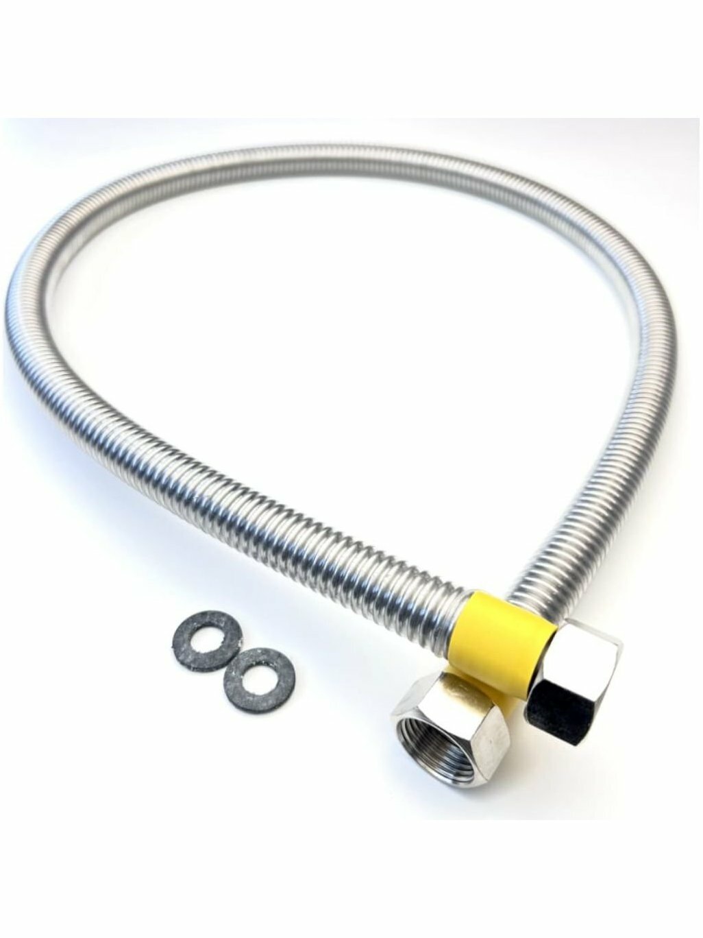 Подводка для газа Tuboflex 1/2" г-г, сильфон ПВХ, длина 0.8 м, для газовых плит