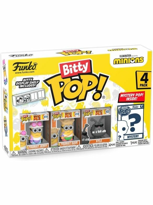 Фигурка Funko POP! Bitty: Minions and A Surprise Mystery Mini Figure ( 73038)