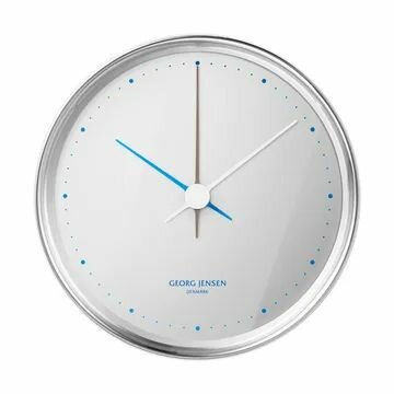 Настенные часы Koppel, Henning Koppel for Georg Jensen, кварцевые, диаметр 10 см.