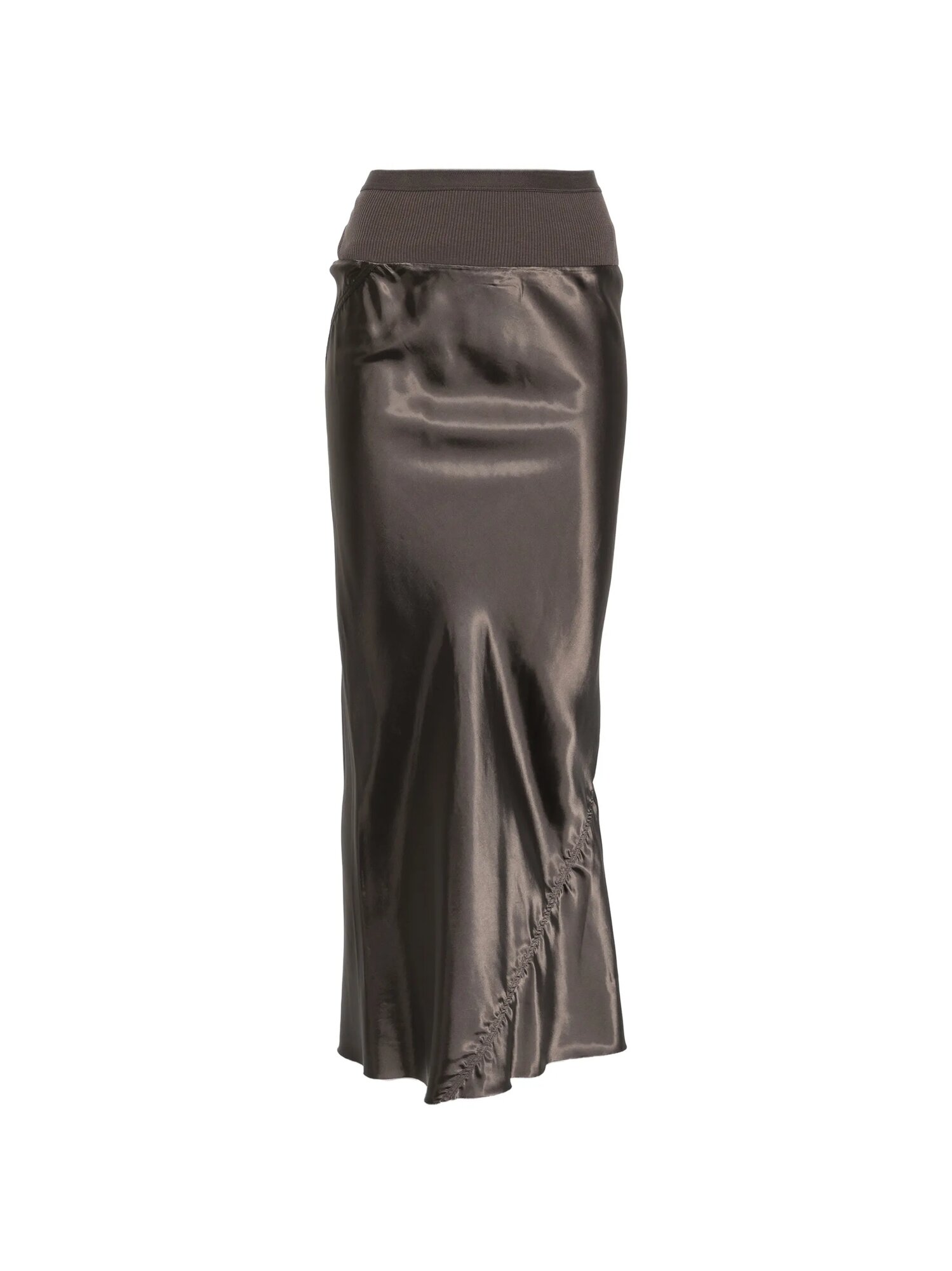 Юбка Ribbed gathered maxi skirt