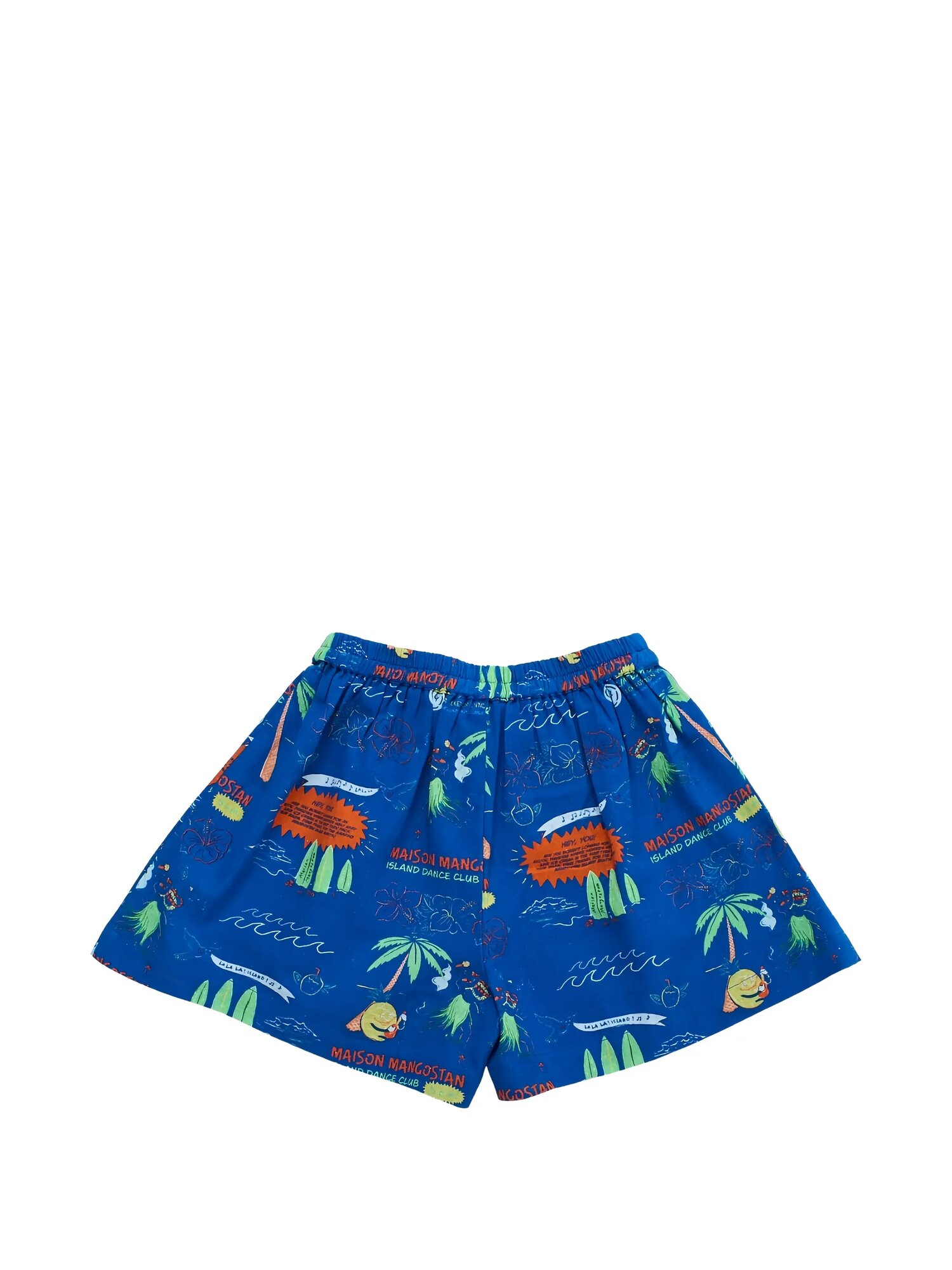 Шорты Maison Mangostan Hula shorts, размер 8 лет, синий — фото 1